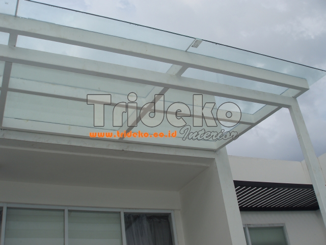Canopy Kaca Teras | TRIDEKO INTERIOR | Kanopi kaca | atap buka tutup ...