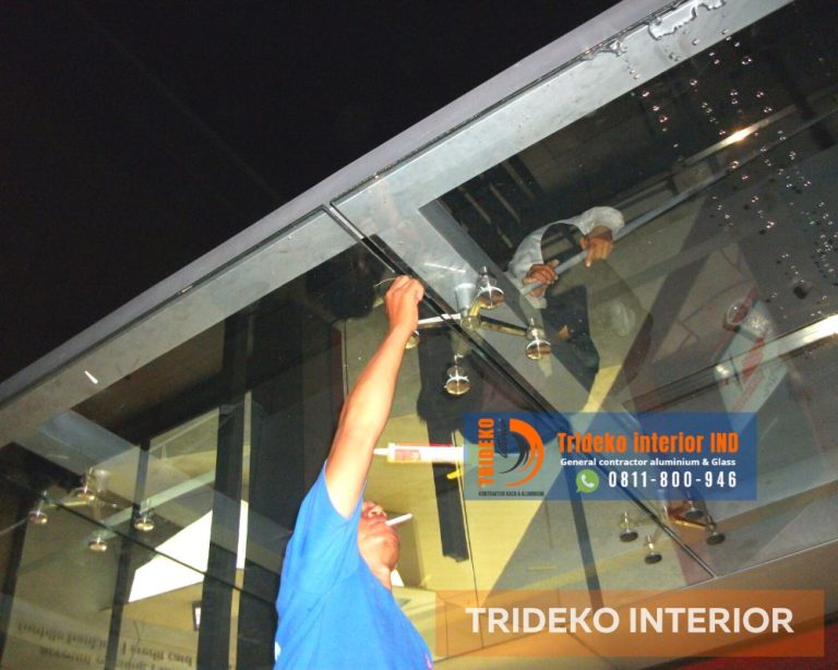 Spider Kaca Murah 2025 | Atap Kaca Fasad & Curtain Wall