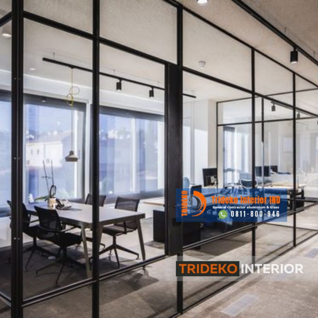 Partisi Kaca Frameless Minimalis 2025 Solusi Modern Elegan