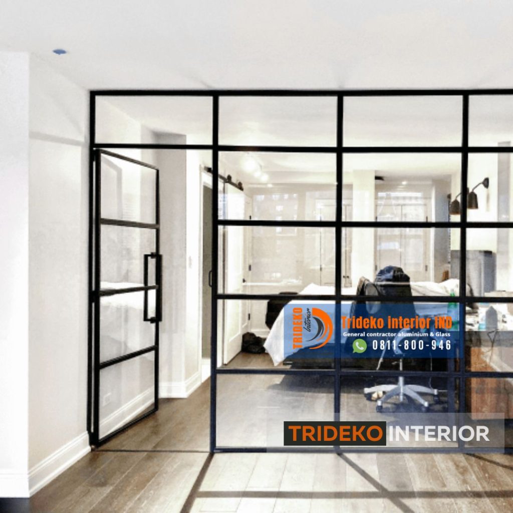 Inspirasi Partisi Dinding Aluminium Kaca Minimalis 2026