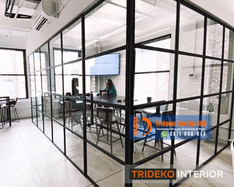 Partisi Kaca Frameless Minimalis 2025 Solusi Modern Elegan